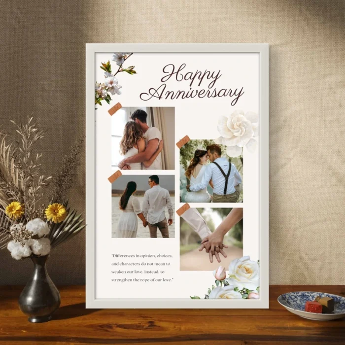 Anniversary Frame | Perfect Couple Gifts For Anniversary - MemoKart